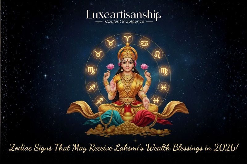 Lakshmi's Wealth Blessings for Zodiac Signs in 2026