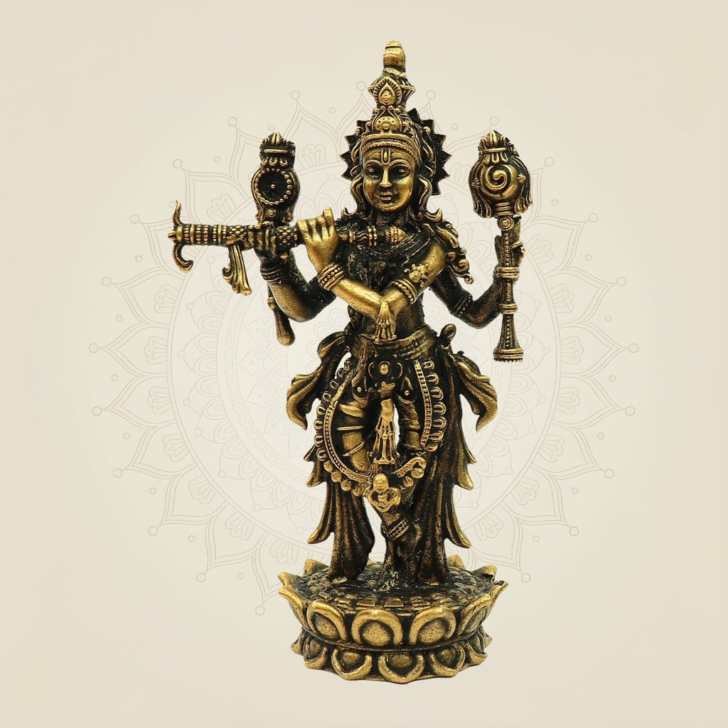 Shop Now Bronze Krishna Idol for Home & Gift Purpose